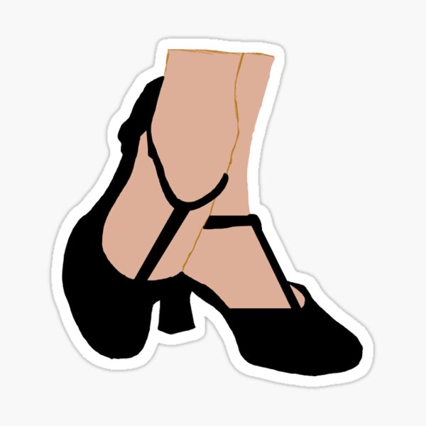"CHARACTER SHOES HAND DRAWN Sticker" Sticker for Sale by BFABaby ...