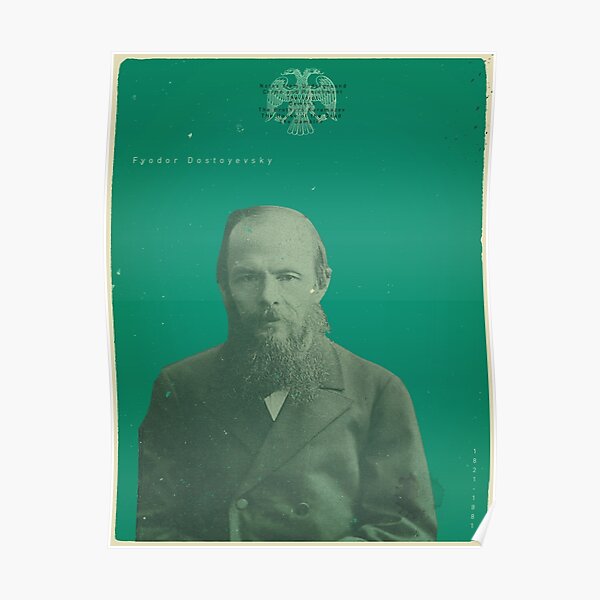 "Dostoevsky" Poster for Sale by pollylopsicle | Redbubble