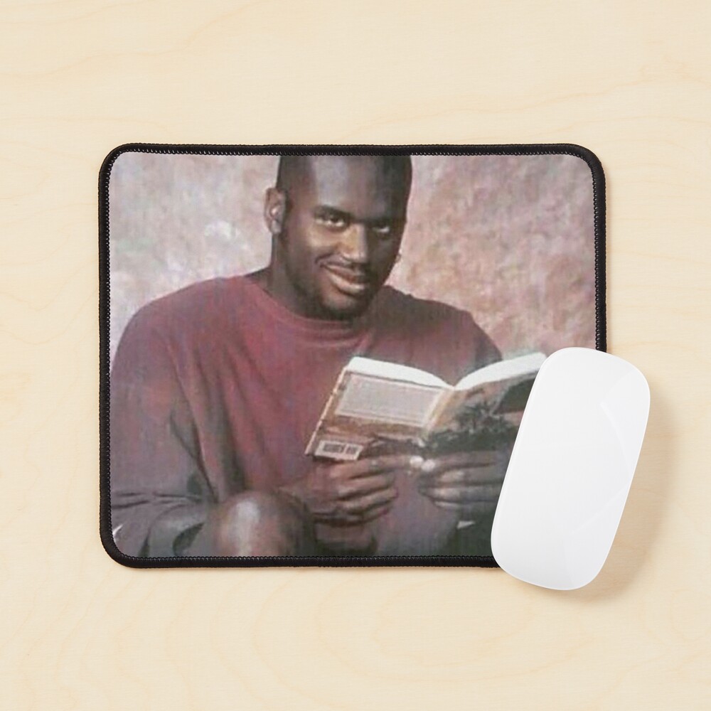 "Shaq Reading Meme" Poster for Sale by Psyche-Lab | Redbubble