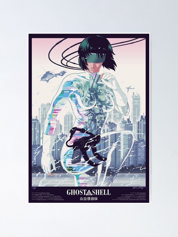 "ghost in the shell" Poster for Sale by alimat1 | Redbubble