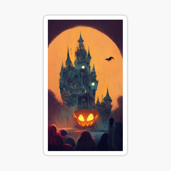 "castle" Sticker for Sale by inkdream | Redbubble