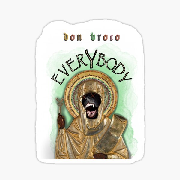 "Don broco everybody" Sticker for Sale by niaphilllips | Redbubble