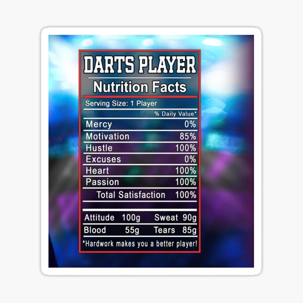 "Darts Player Facts Retro Darts Board" Sticker for Sale by ...