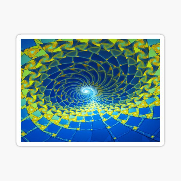 "Eschers Wrap Around " Sticker by bettycruz | Redbubble