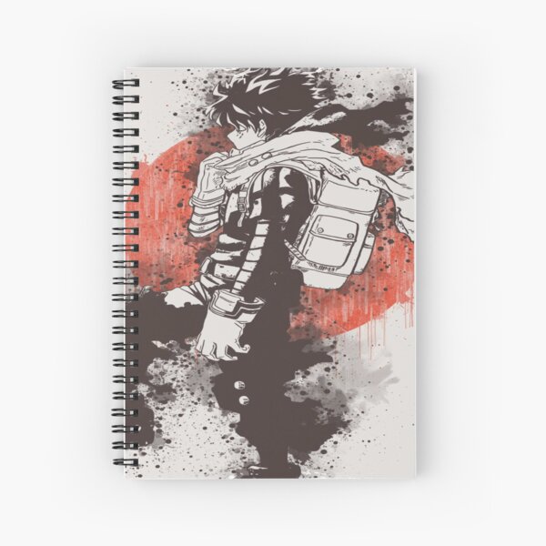 "Izuku Midoriya Deku My Hero Academia" Spiral Notebook for Sale by ...