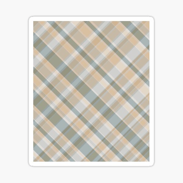 "Hotel Plaid" Sticker for Sale by MsWrenJameson | Redbubble