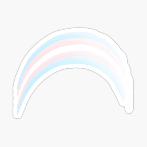 "Pastel Trans Pride Flag" Sticker for Sale by jskjdfk | Redbubble