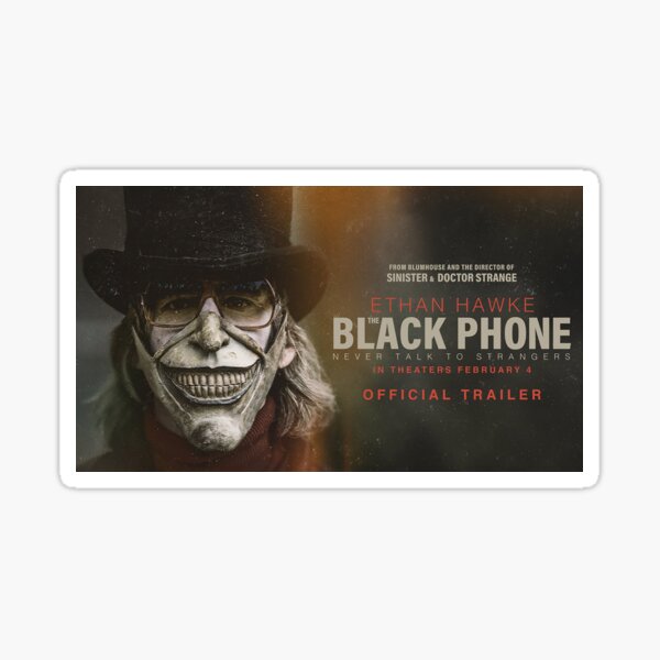 "The Black Phone Movie 2022" Sticker for Sale by sarwytheiyrkra | Redbubble