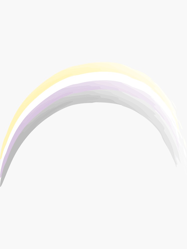 "Pastel Nonbinary Pride Flag " Sticker for Sale by jskjdfk | Redbubble
