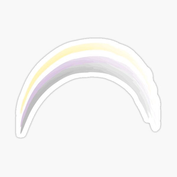 Pastel Nonbinary Pride Flag Sticker For Sale By Jskjdfk Redbubble