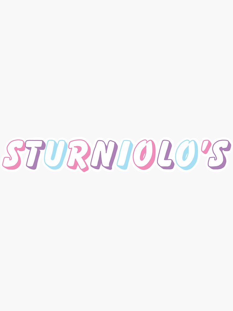 "Sturniolo's Logo" Sticker for Sale by Too-Blooms | Redbubble