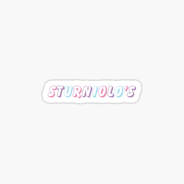 "Sturniolo's Logo" Sticker for Sale by Too-Blooms | Redbubble