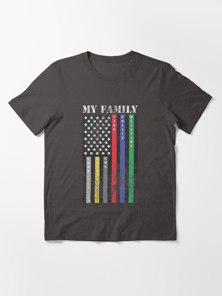 "My Family, Support Services Flag" T-shirt for Sale by DBA-Dezines ...