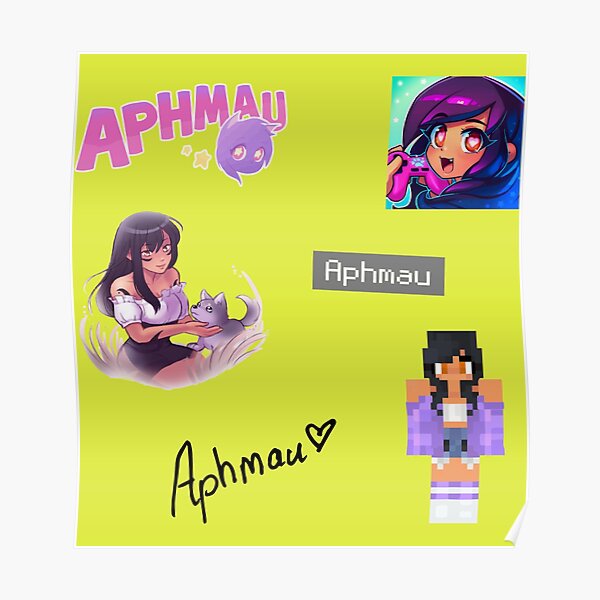 "Aphmau Big Sticker Pack" Poster for Sale by boscioguidena | Redbubble