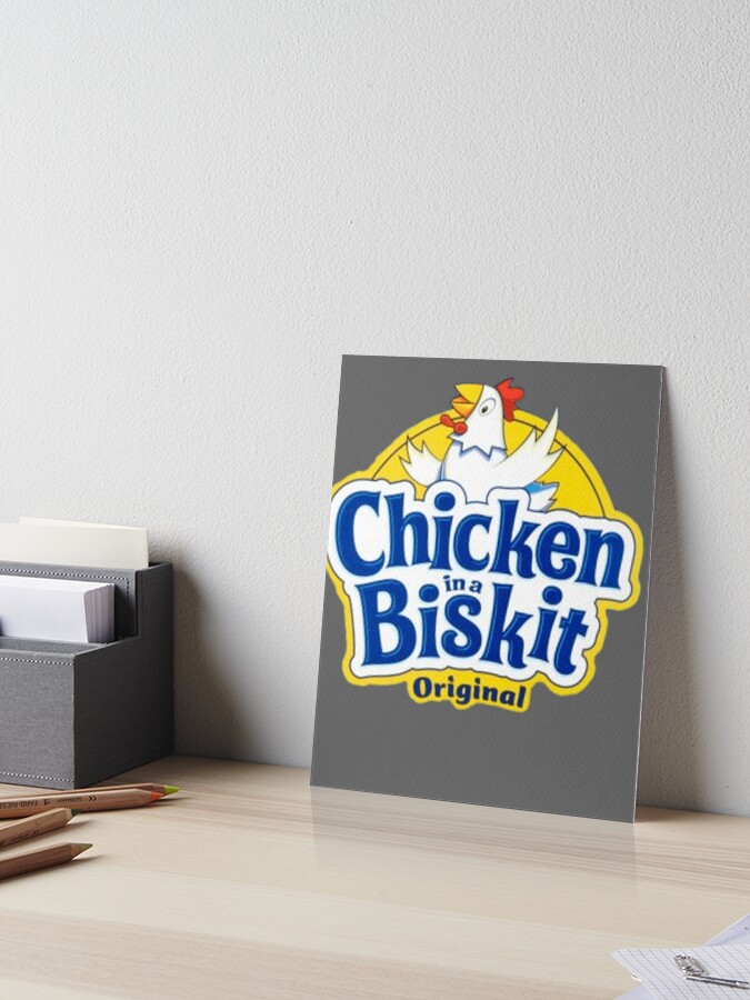 "Chicken in a Biskit Logo" Art Board Print for Sale by SeanPhillips ...