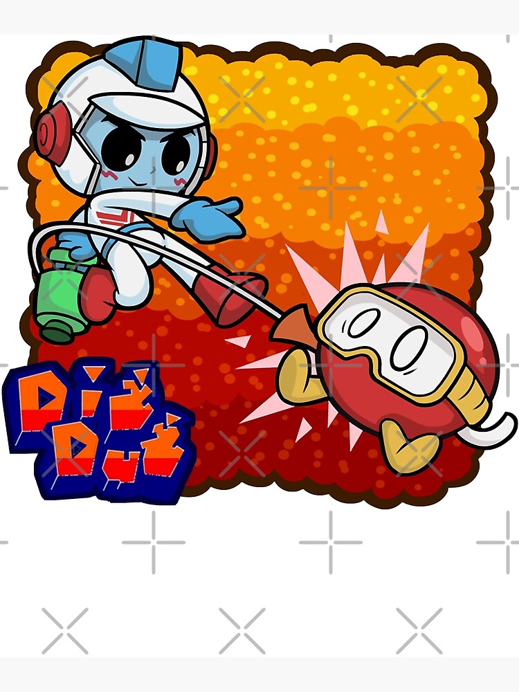 "First Day Of Dig Pixel Art Dug Vintage Style Art" Poster for Sale by ...