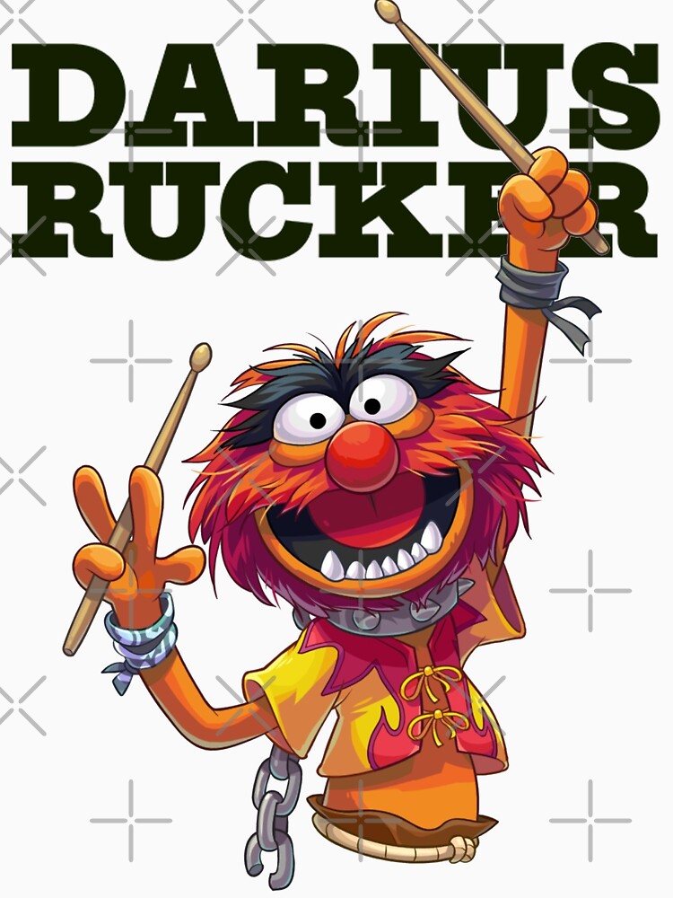 "Muppet Animal Drummer X Darius fan Rucker" Essential T-Shirt for Sale ...