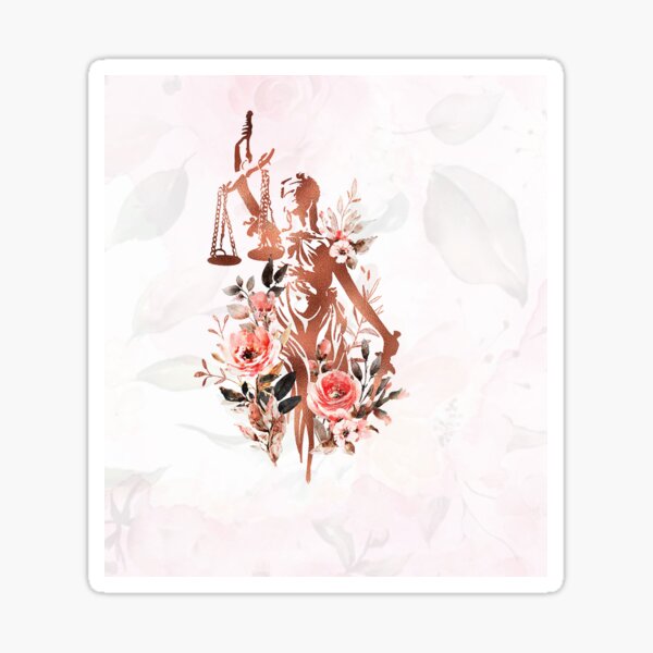 "Lady Justice Attorney Art" Sticker for Sale by HelfriedSturm | Redbubble