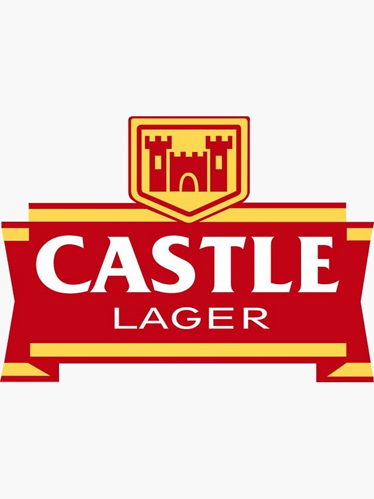 "Castle Lager Classic Logo" Sticker for Sale by bopdown | Redbubble