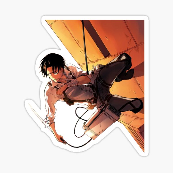 "Levi Ackerman AOT" Sticker for Sale by kevinzz | Redbubble