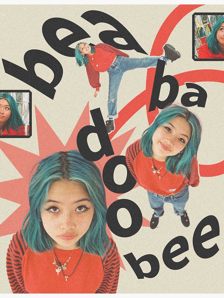"beabadoobee poster " Sticker for Sale by nataliestarks | Redbubble