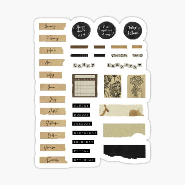 "Bullet journal stickers | Bujo decor | *Choose large sticker ...