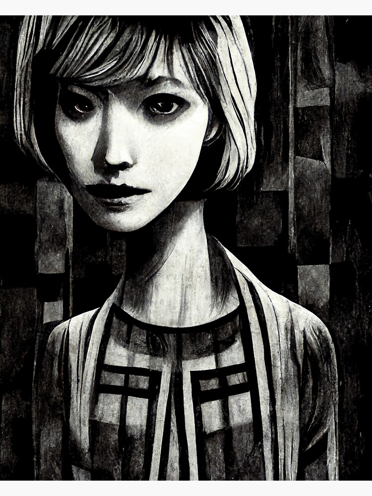 "Long Neck Woman VHS Horror Manga" Art Print for Sale by bucketfiend ...