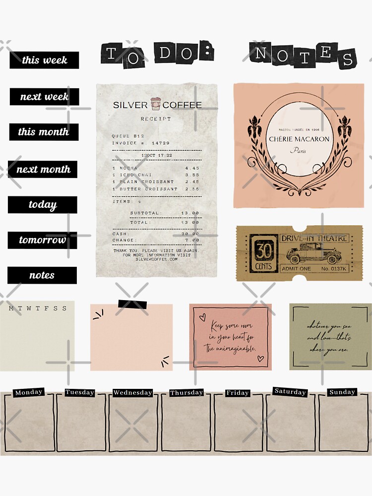 "Bullet journal stickers | Bujo decor | *Choose large sticker*" Sticker ...