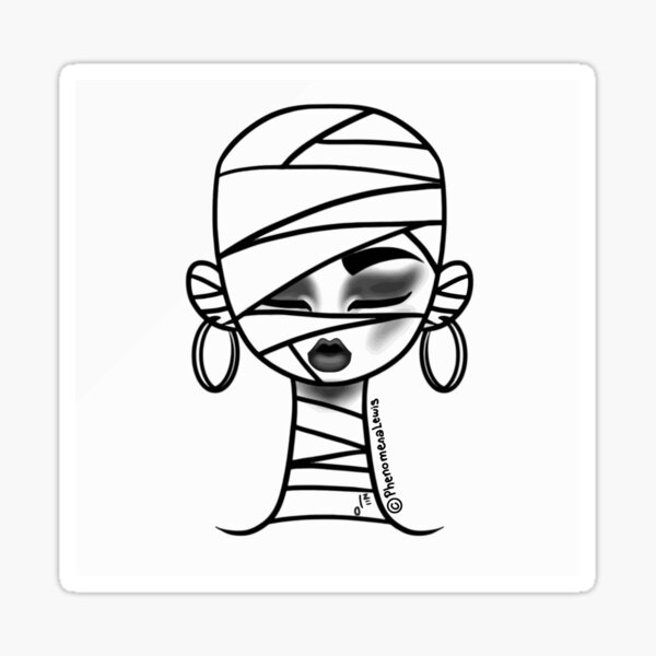 "Mummy" Sticker for Sale by OrangeSeaChips | Redbubble