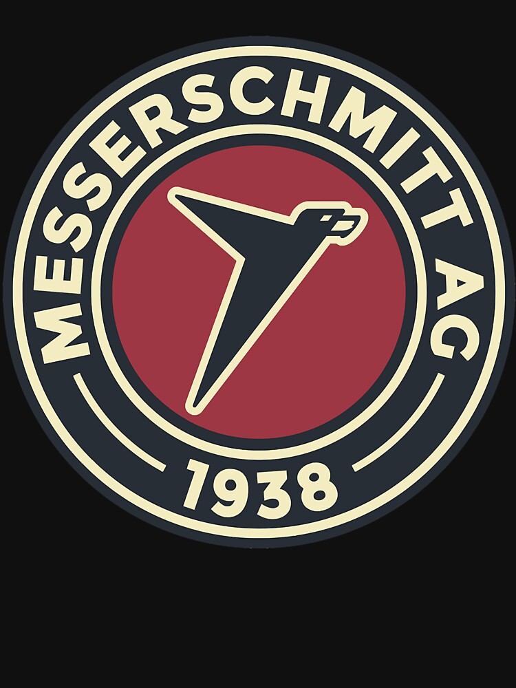 "Messerschmitt ag custom round vintage logo" T-shirt for Sale by ...