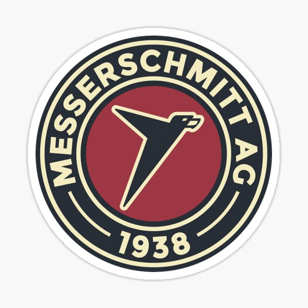 "Messerschmitt ag custom round vintage logo" Sticker for Sale by ...