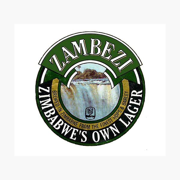 "Vintage Zambezi Lager Logo" Photographic Print for Sale by bopdown ...