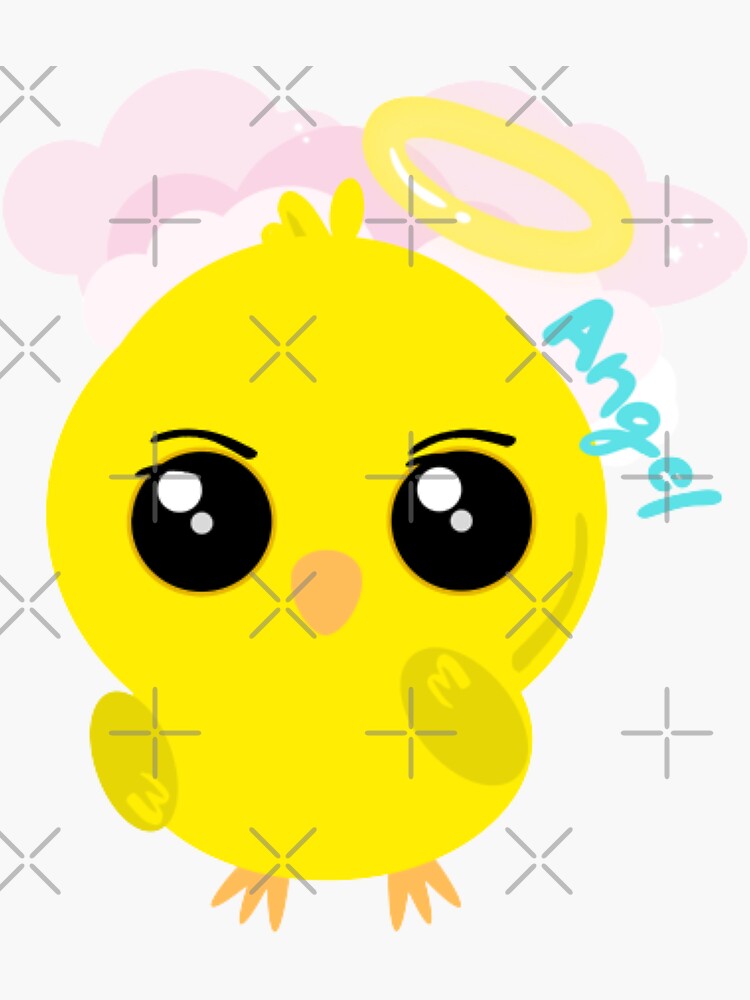 "Coco Chick is angel" Sticker for Sale by HuiArt | Redbubble
