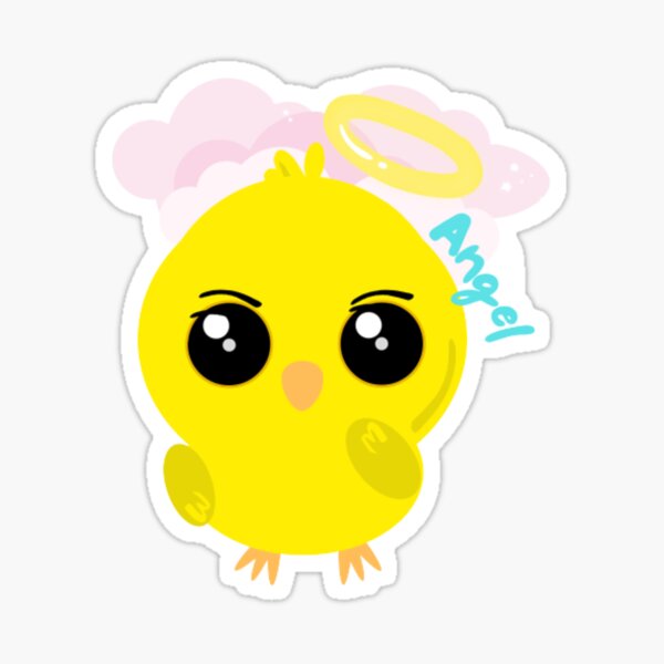 "Coco Chick is angel" Sticker for Sale by HuiArt | Redbubble