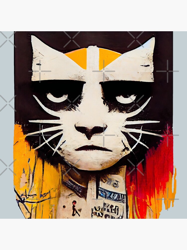 "Graffiti style cat" Poster for Sale by hamptidampti | Redbubble