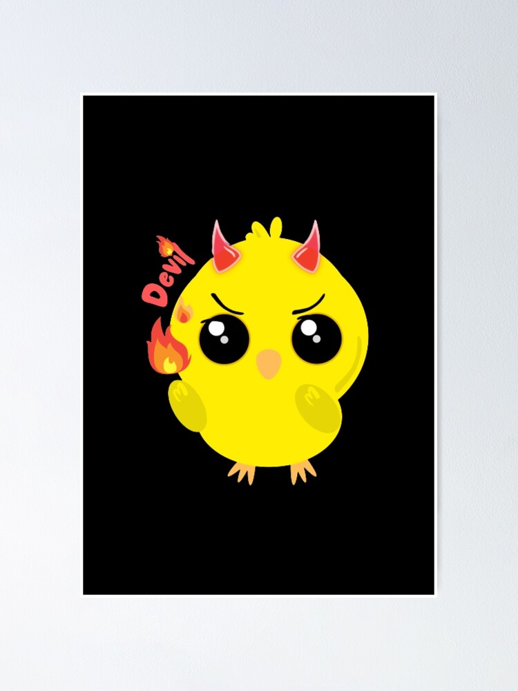 "Coco Chick is devil" Poster for Sale by HuiArt | Redbubble