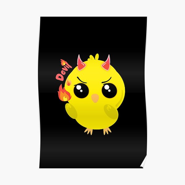 "Coco Chick is devil" Poster for Sale by HuiArt | Redbubble