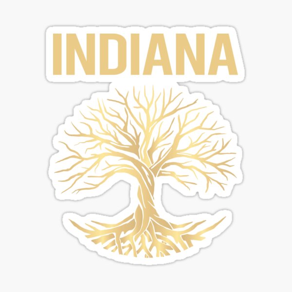 "Tree Of Life Indiana" Sticker for Sale by FlakyPhi | Redbubble