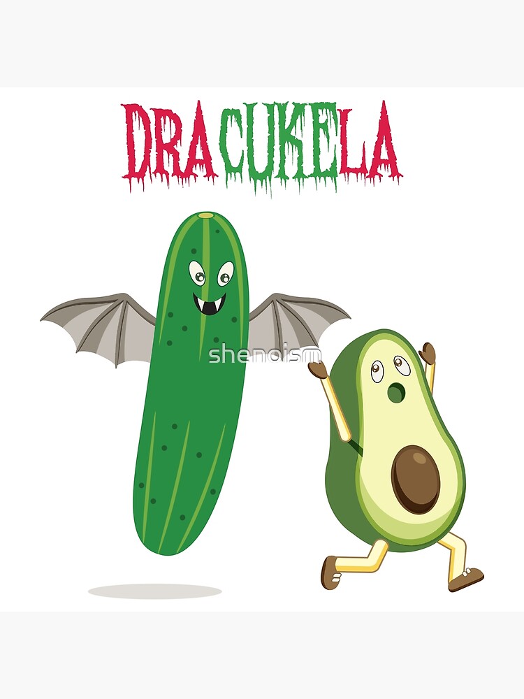"Halloween Vegetable for Kids Family Vampire Green Cucumber Pickle ...