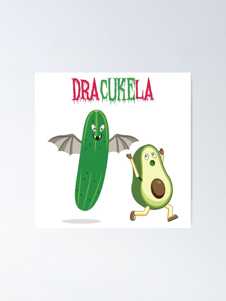 "Halloween Vegetable for Kids Family Vampire Green Cucumber Pickle ...
