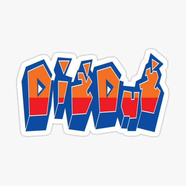 "Awesome First Day Classic Gaming Dig Dug Cute Photographic" Sticker ...