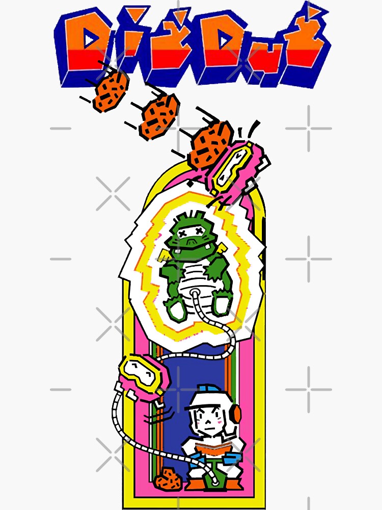 "Best Women Stranger Things Dig Dug Photographic Style" Sticker for ...