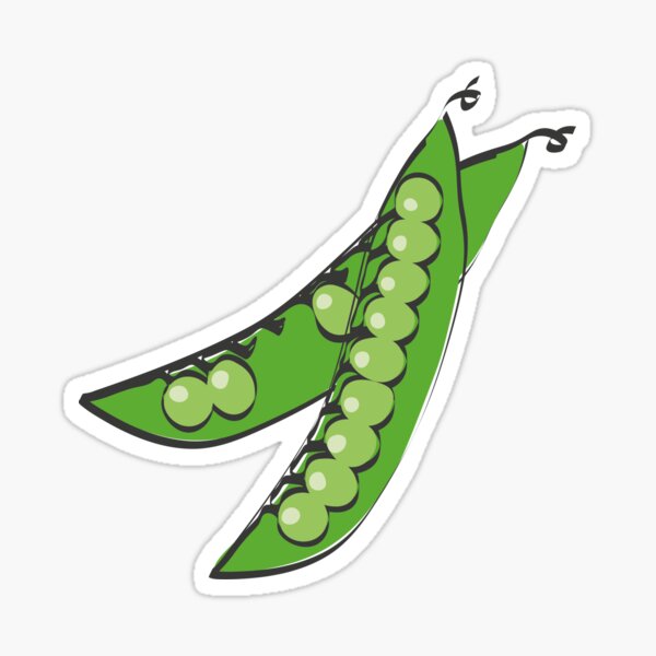 "Pea" Sticker for Sale by ElenaPost | Redbubble