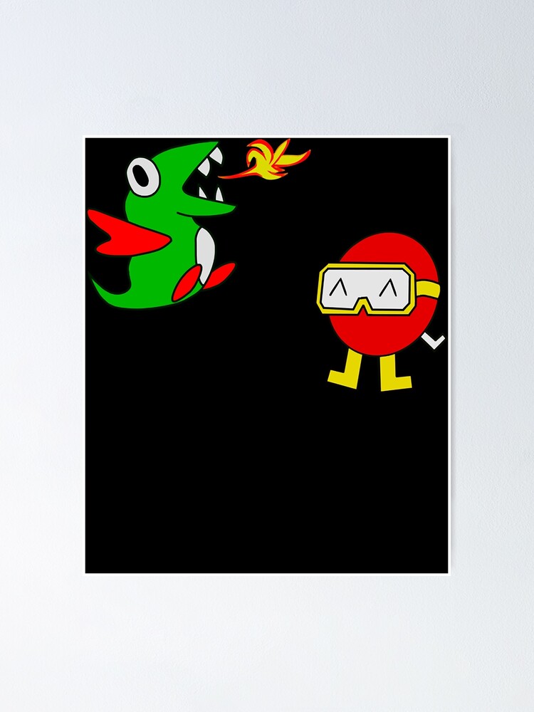 "People Classic Dig Pixel Art Dug Vintage Style Art" Poster for Sale by ...