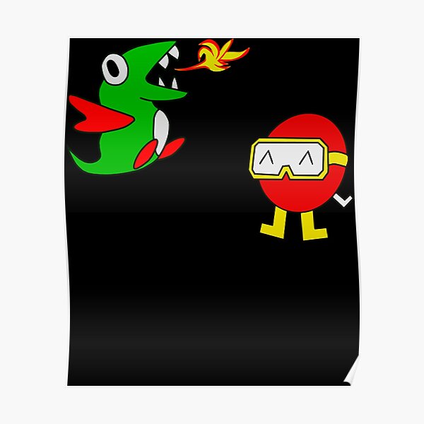 "People Classic Dig Pixel Art Dug Vintage Style Art" Poster for Sale by ...