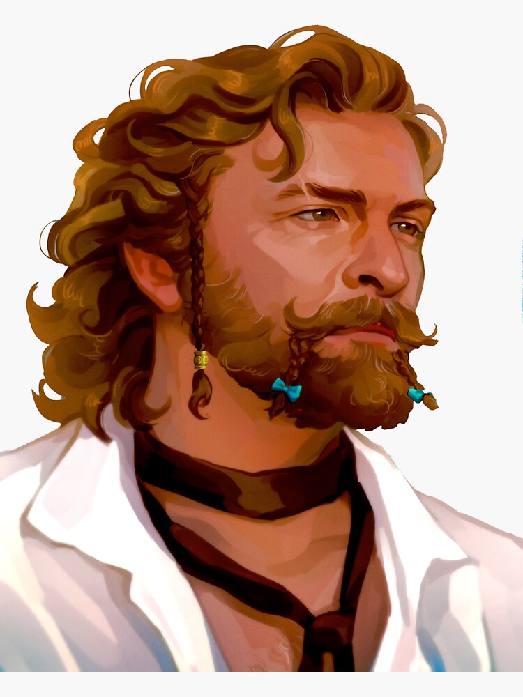 "stede bonnet roleswap (transparent)" Sticker for Sale by karvviie ...