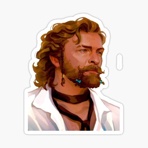 "stede bonnet roleswap (transparent)" Sticker for Sale by karvviie ...