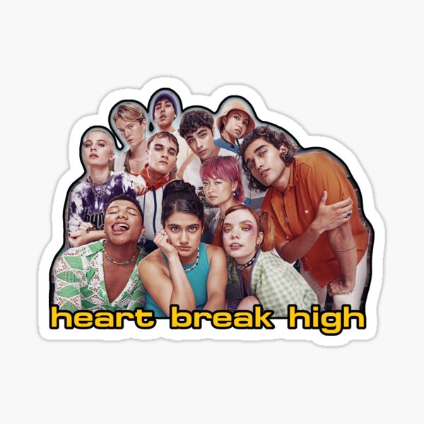 "heart break high school netflix" Sticker for Sale by Mindy Bubble ...