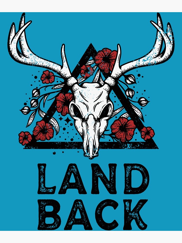 "Landback Native American Land Back " Poster for Sale by AbenakitoZuni ...