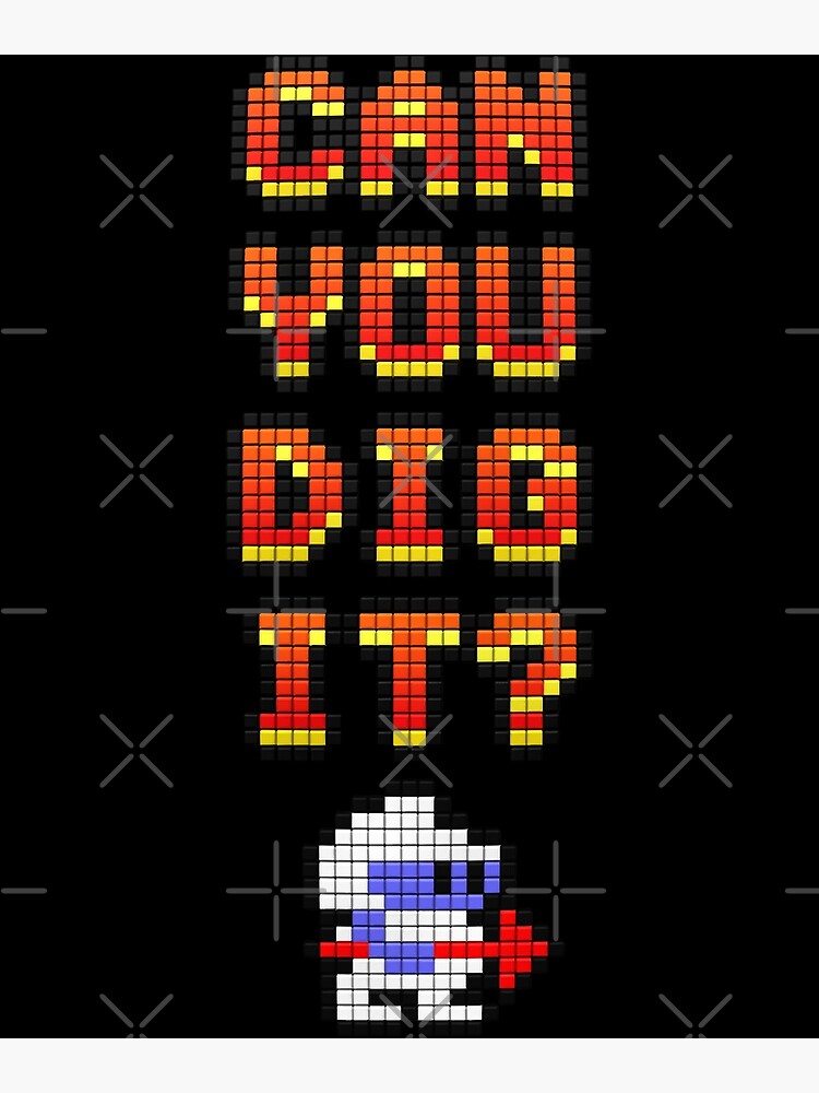 "The Best Man Woman Arcade Dig Dug Awesome Since" Poster for Sale by ...